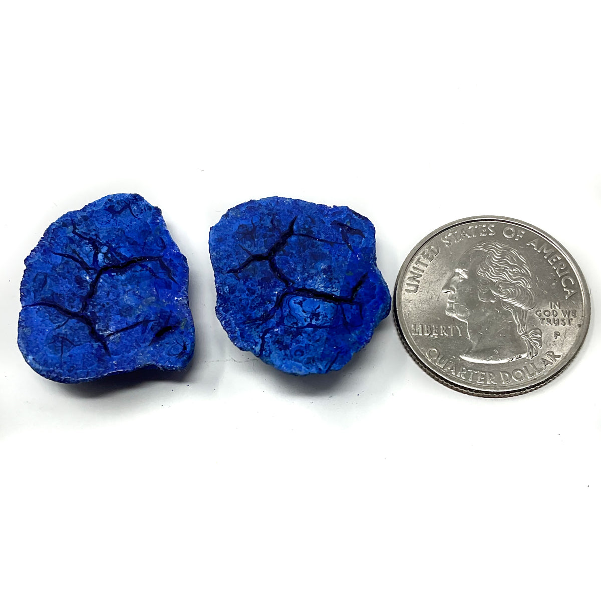 Azurite Nodule Geodes (Both Halves) – Cornerstone Minerals
